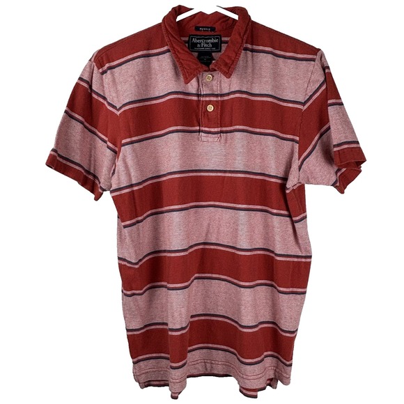 Abercrombie & Fitch | Shirts | Abercrombie Fitch Mens Medium Red ...